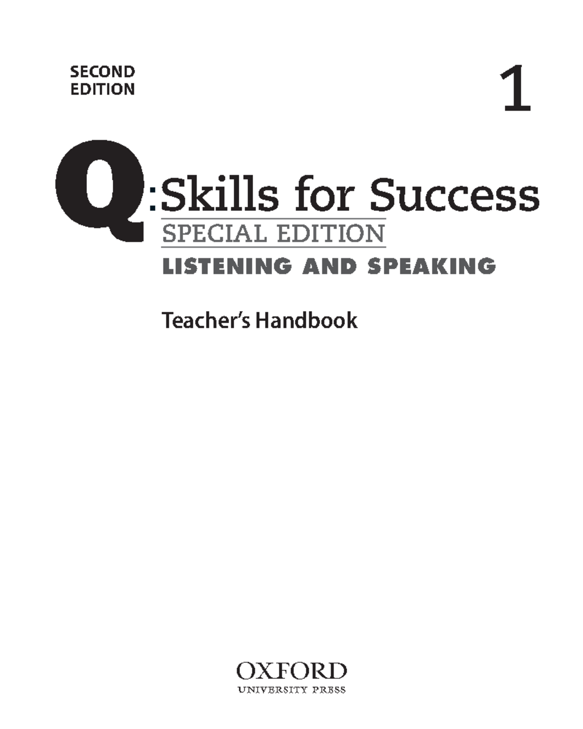 367556686 Q Skills for Success 1 Listening and Speaking Teacher's ...