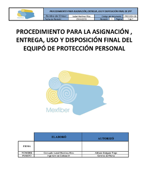 Análisis de Riesgos NOM-004-STPS- Mexfiber-AGO-2015-Rev 0 - Servicios ...