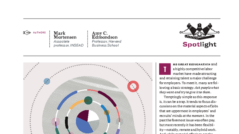 HBR 2023: Rethinking Your Employee Value Proposition for Retention ...