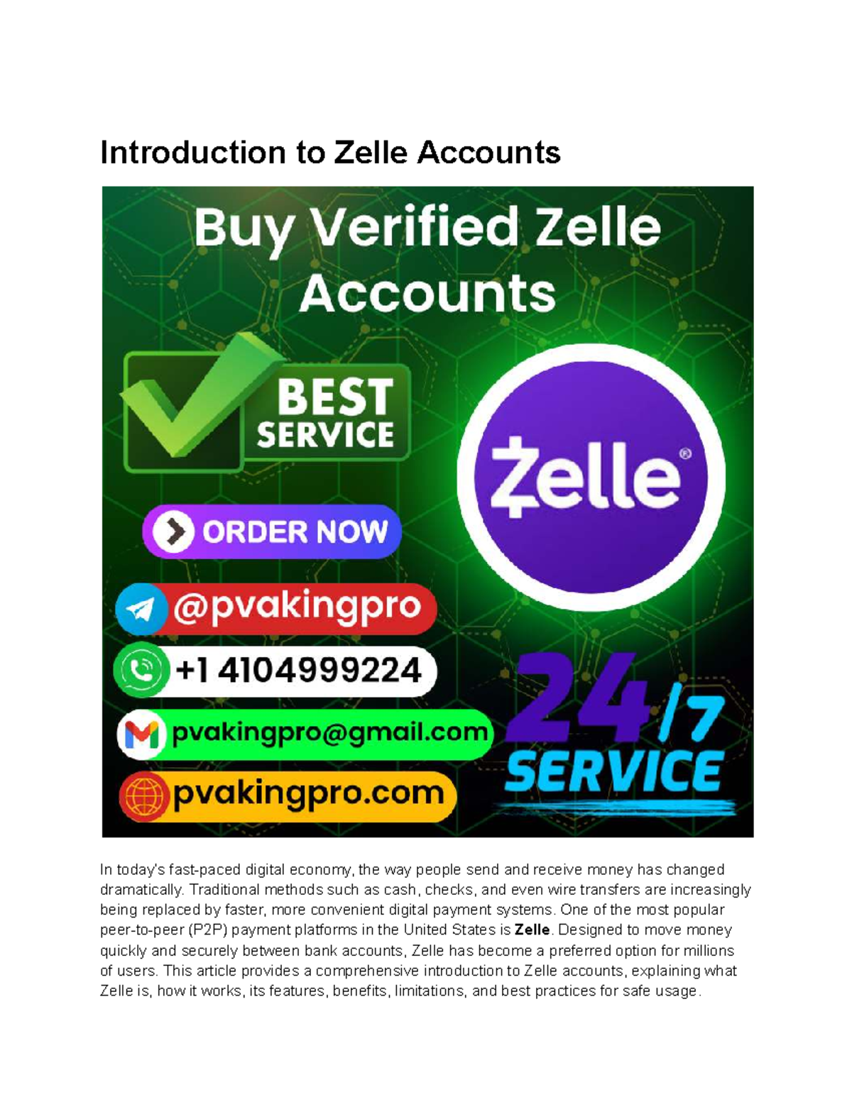 Introduction to Zelle Accounts: A Comprehensive Guide (2026) - Studocu