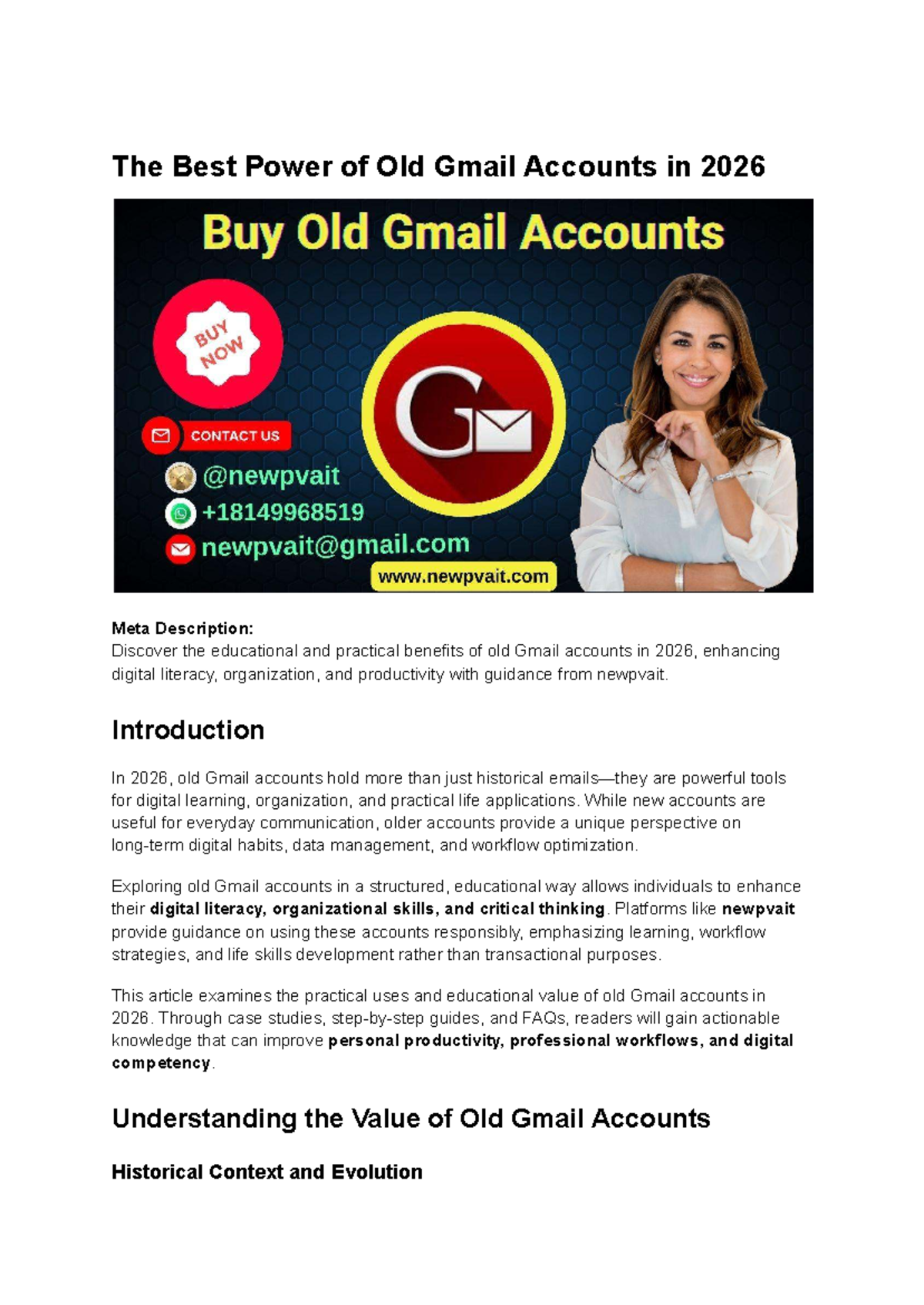 Unlocking the Educational Power of Old Gmail Accounts in 2026 - Studocu