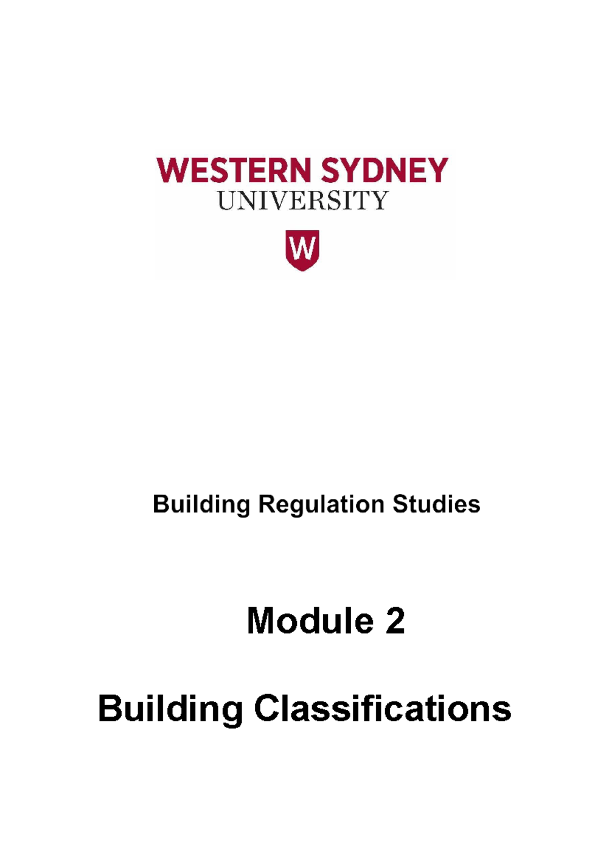 Module 2 - Building Classifications - Module 2 Building Classifications ...