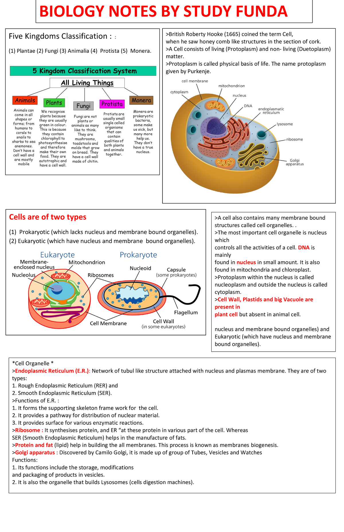 Biology Notes By Study Funda for nda cds exams - BIOLOGY NOTES BY STUDY ...