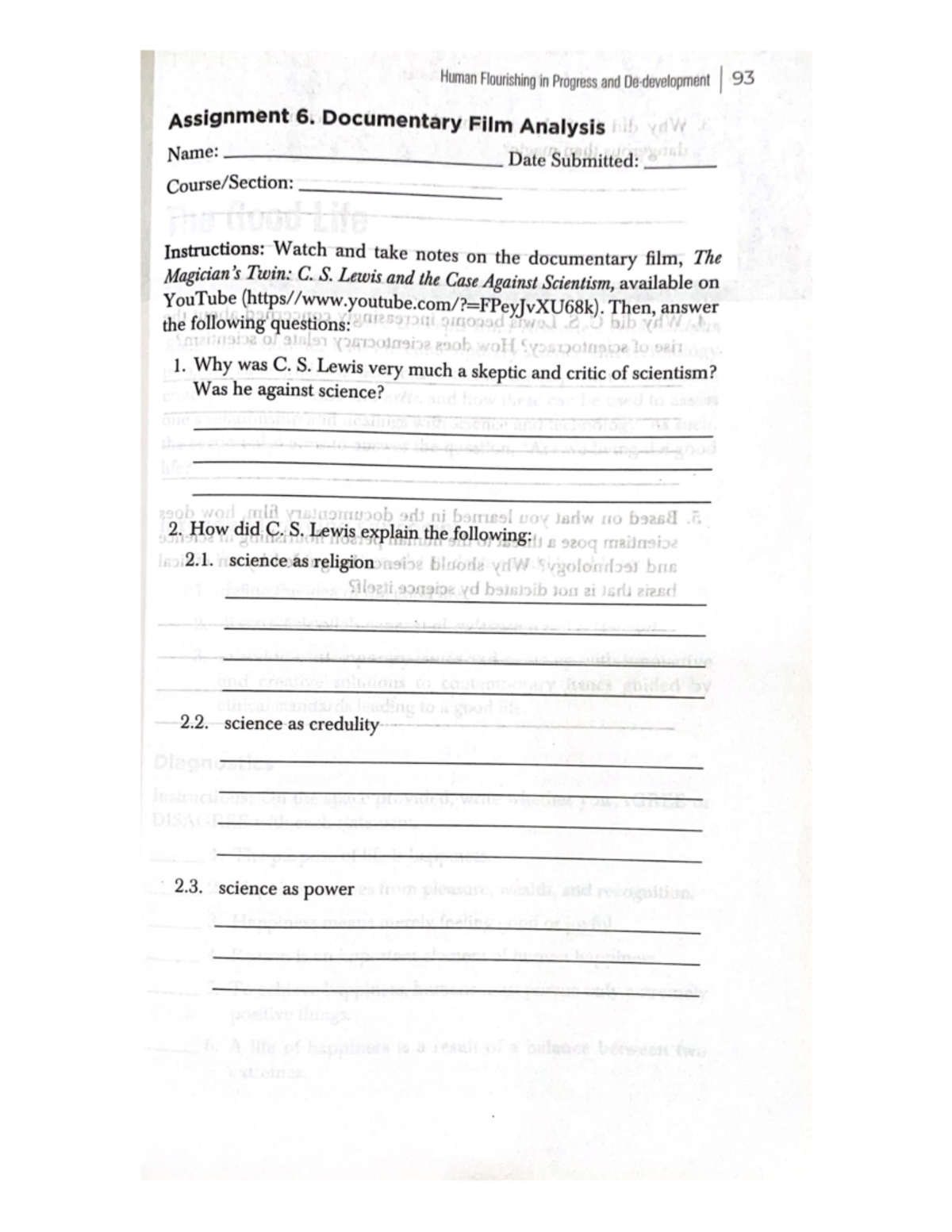 Documentary-Film-Analysis - Mathematics in the Modern World - Studocu