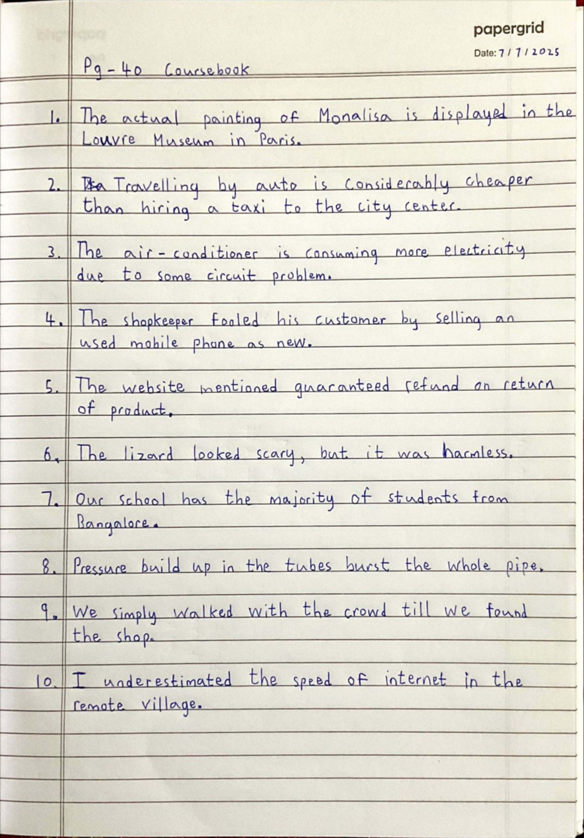 Home Assignment 40: Coursebook 1 Analysis and Insights - Studocu