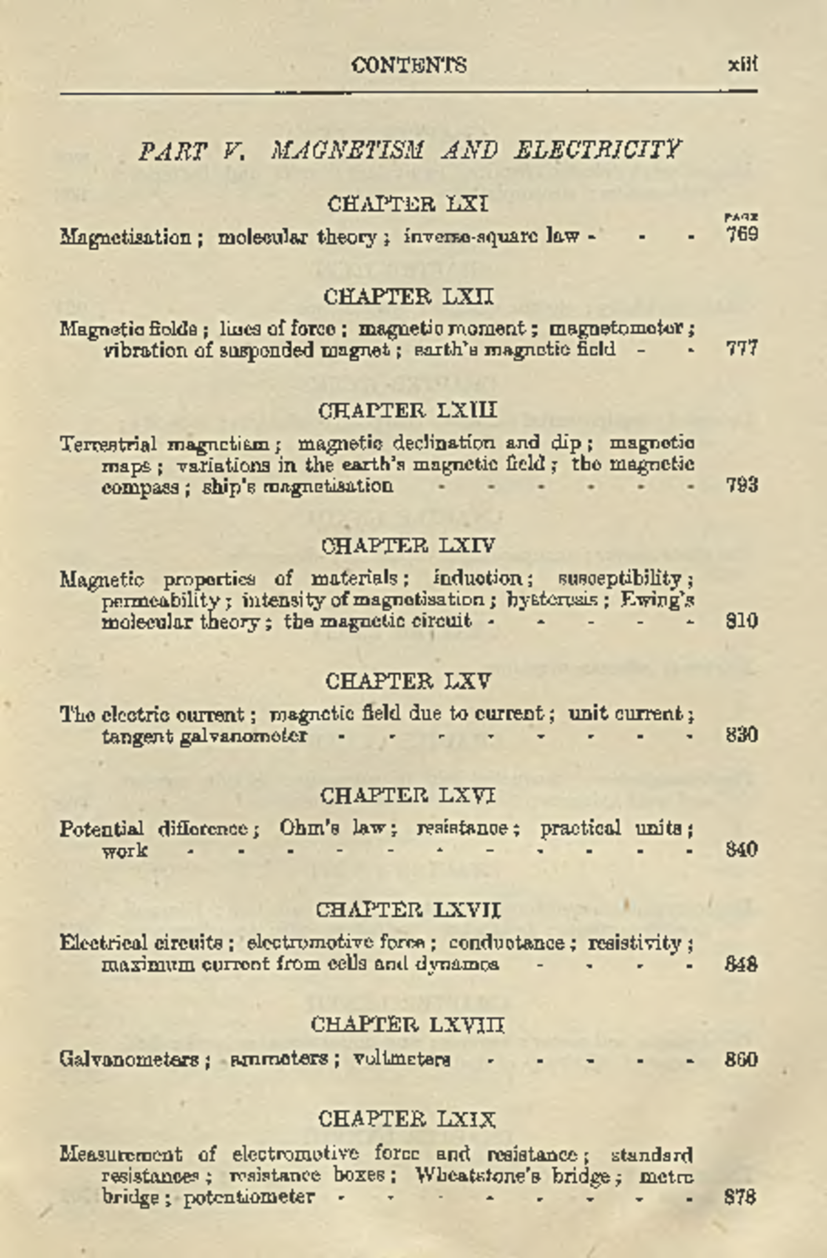 A Text Book of Physics – Part 7: Magnetism & Electricity Chapters 61-69 ...