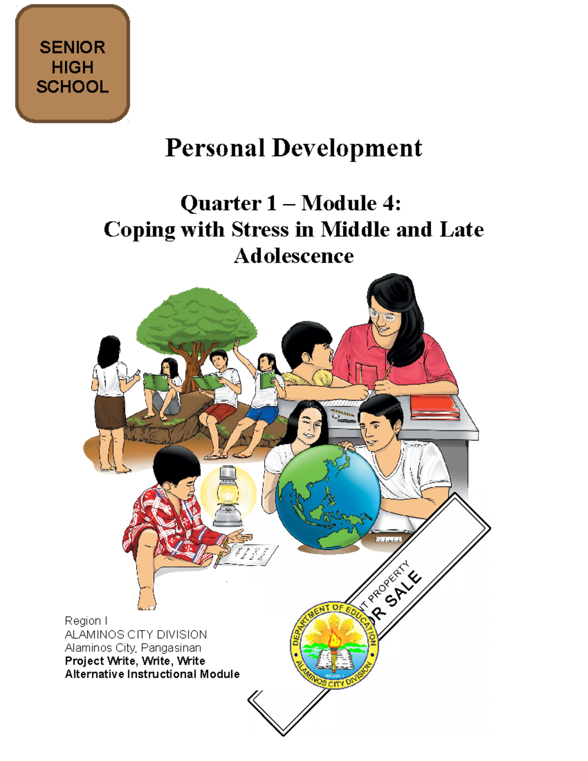 Per Dev Module 4 - Personal Development Quarter 1 – Module 4: Coping with Stress in Middle and ...