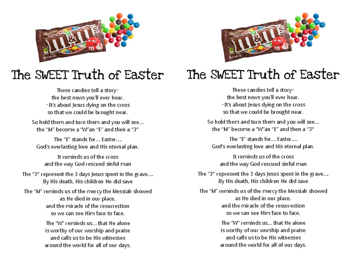 Easter: The SWEET Truth of Jesus' Sacrifice and Resurrection - Studocu