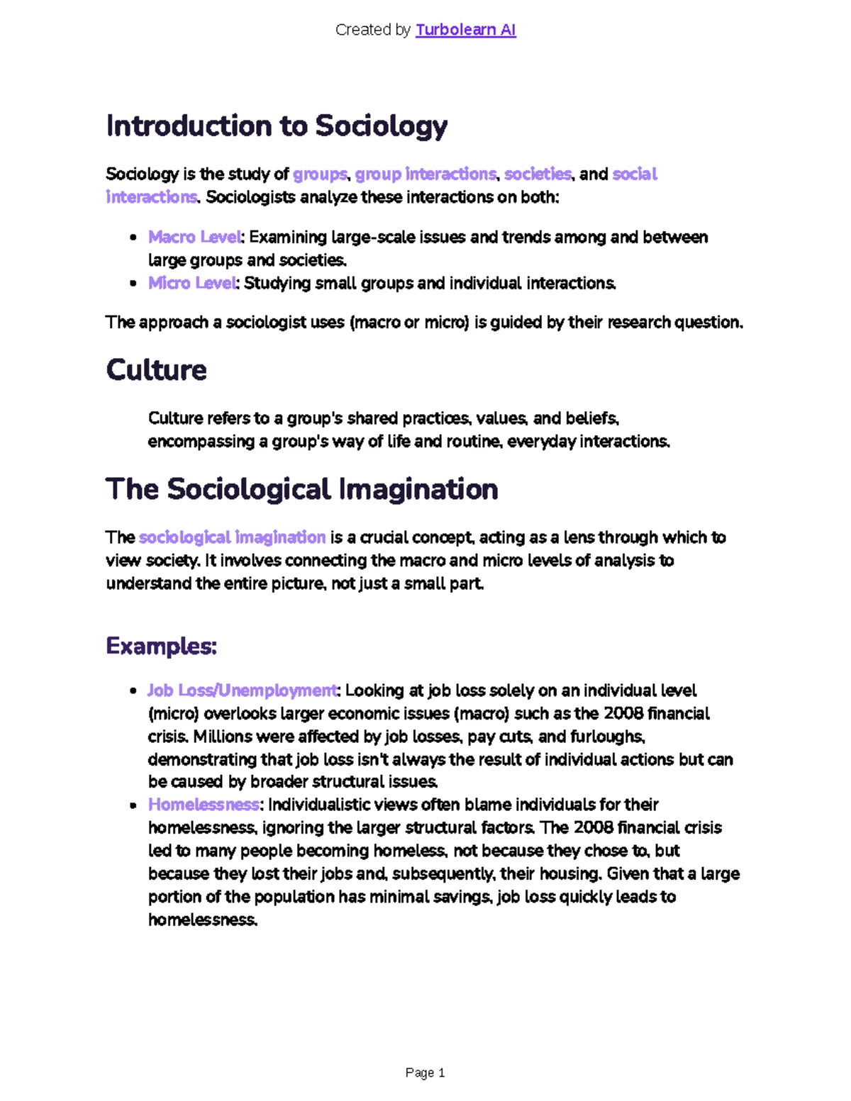 SOCY 111 notes - INTRODUCTION TO SOCIOLOGICAL THEORY Thinking and ...