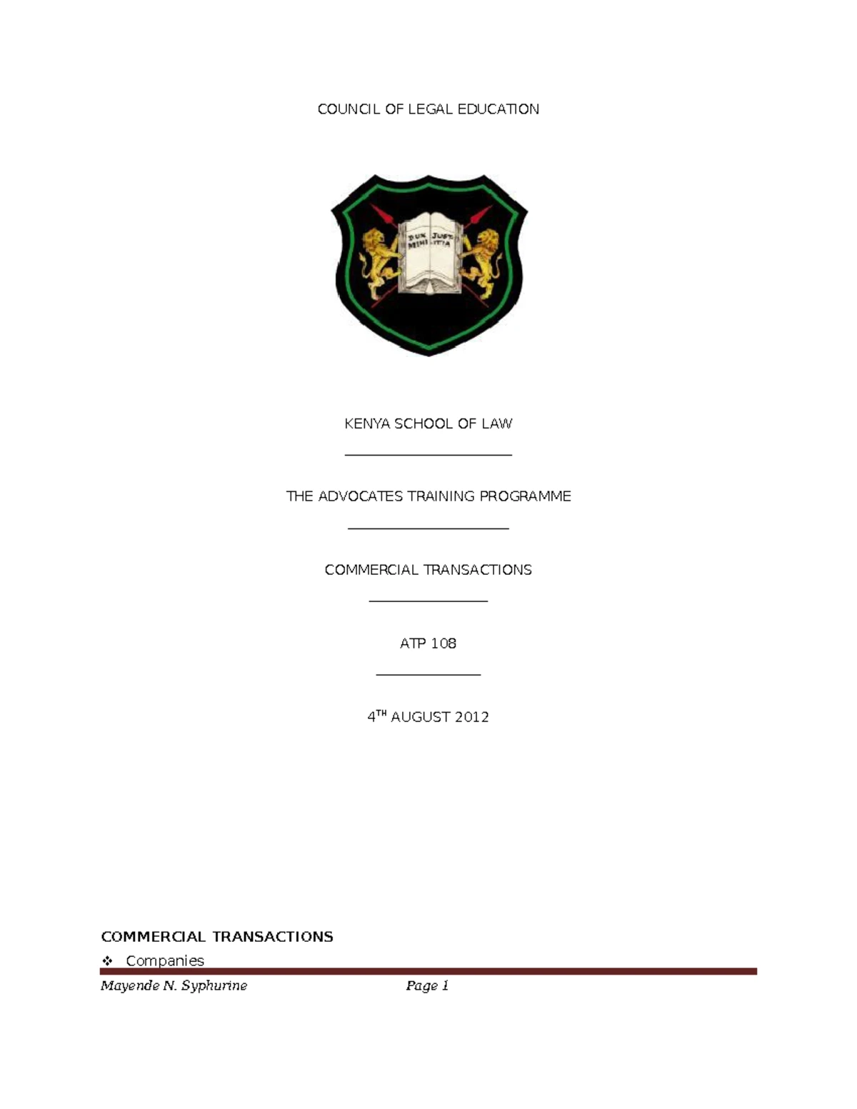 CR29 - Filing Guide for CR9 Form: Annual Returns for Companies - Studocu