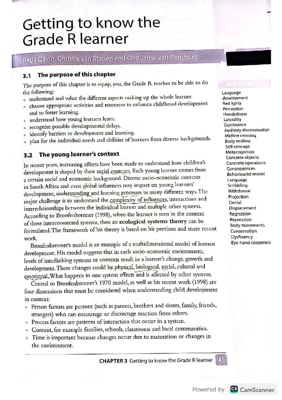 Chapter 3: Understanding the Grade R Learner - Key Insights and ...