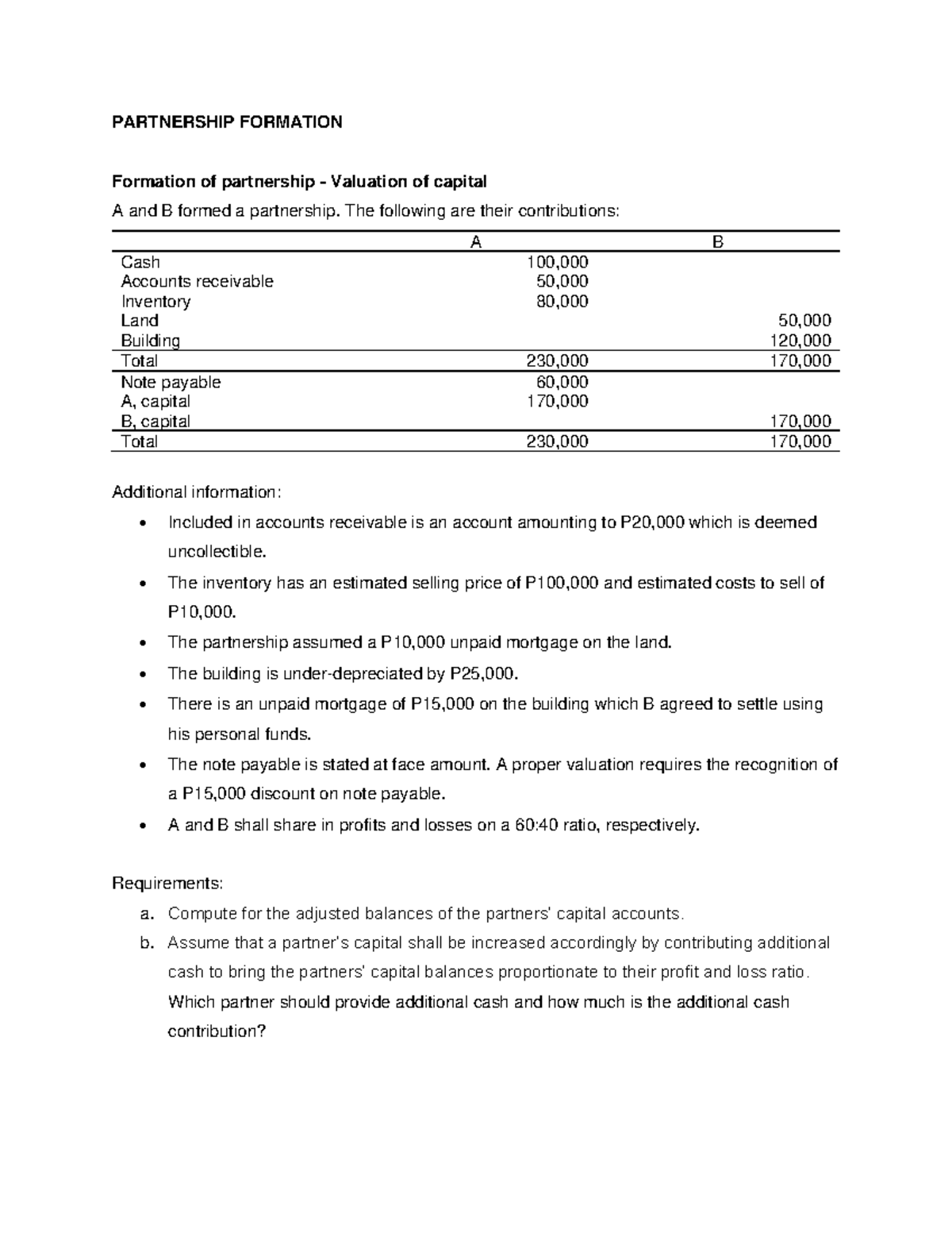 Partnership Accounting (Liquidation) - Key Concepts & Calculations ...