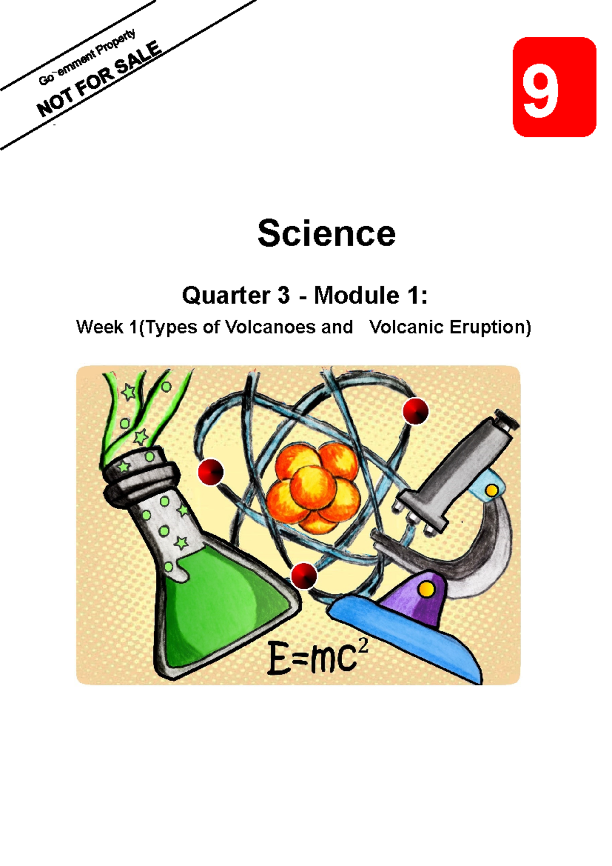Science 9 Q3 M1: Week 1 - Types of Volcanoes & Eruptions Handouts - Studocu