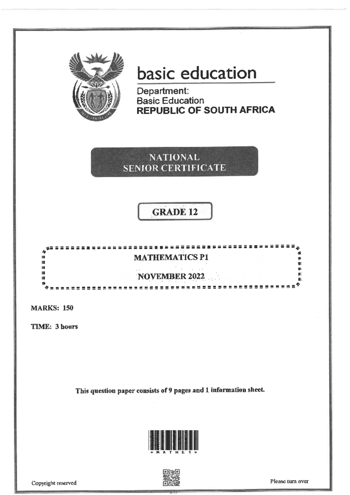 Maths LIT P2 QP 2024 Final Exam for Grade 12 NSC Students - Studocu