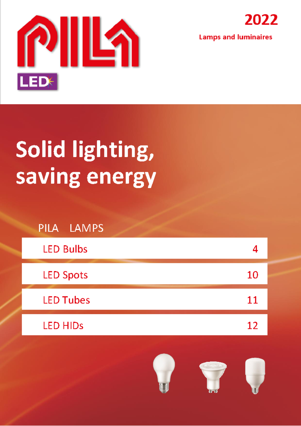 PILA LED Lighting Brochure: Energy Efficient Solutions for 2022 - Studocu