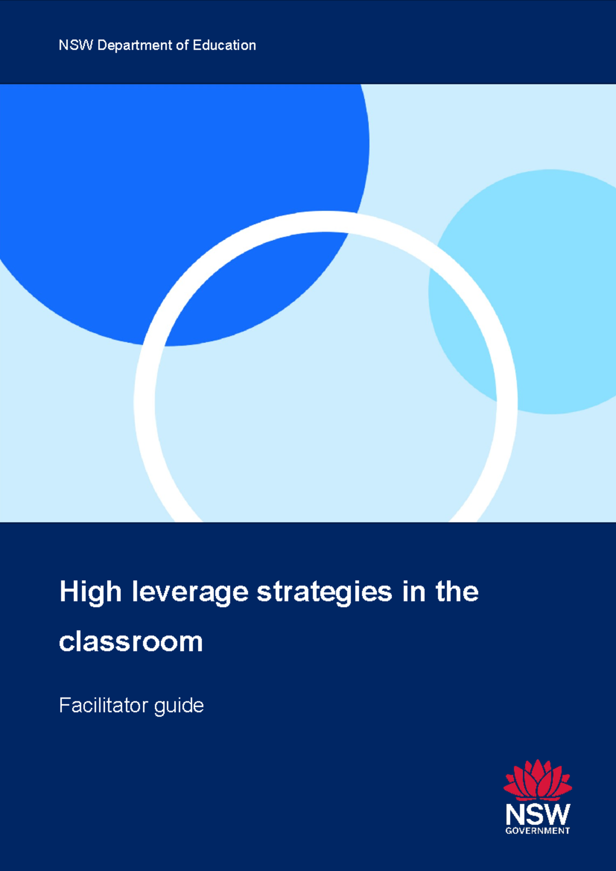 NSW HSC High Leverage Strategies Classroom Facilitator Guide - Studocu
