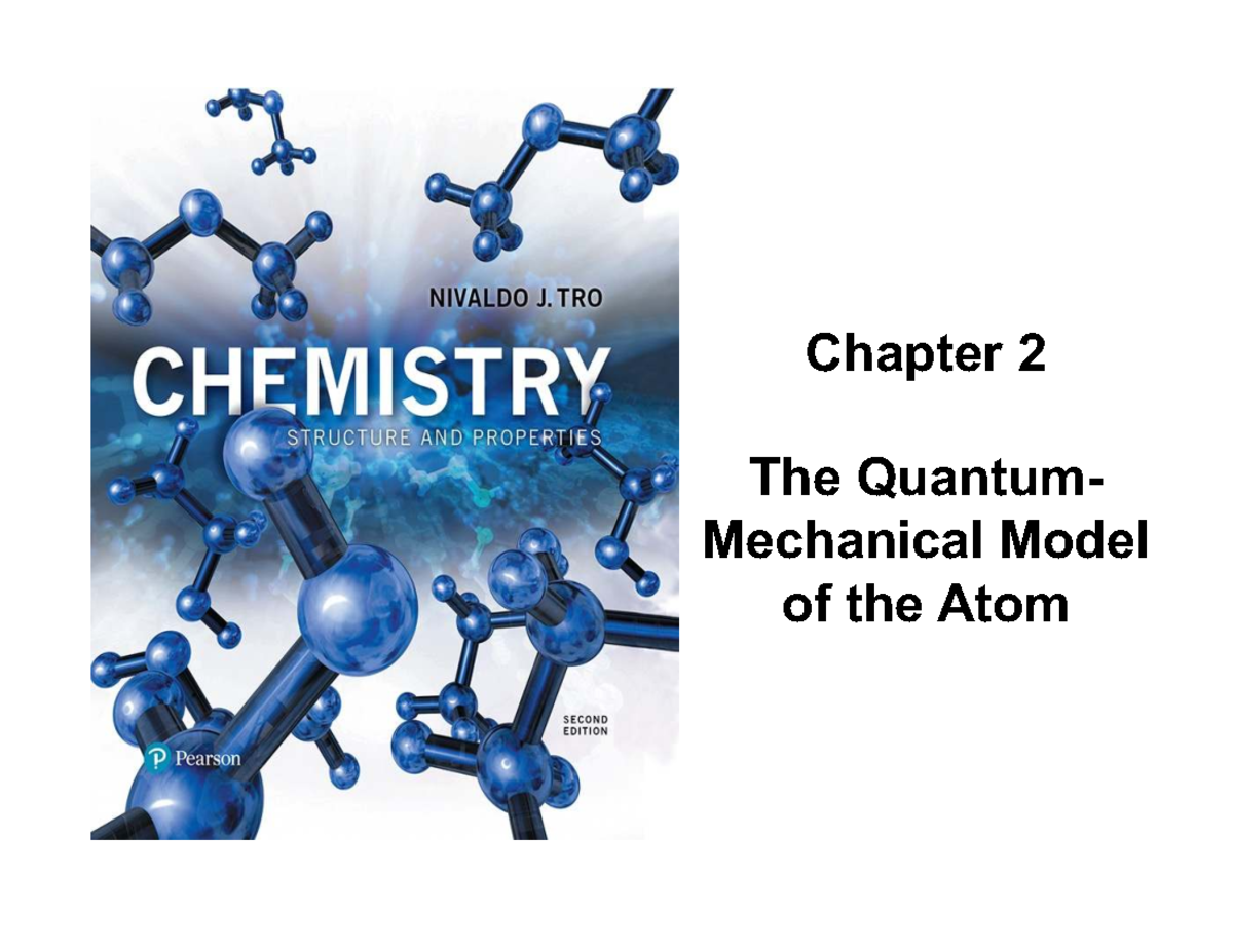 Quantum-Mechanical Model of the Atom: Lecture Notes (Chapter 2) - Studocu