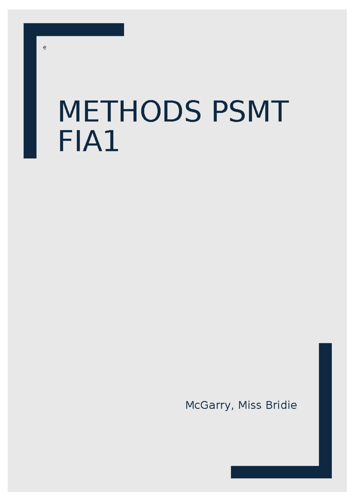 Methods PSMT FIA1: Modeling a Parabola from a Rainbow Image - Studocu