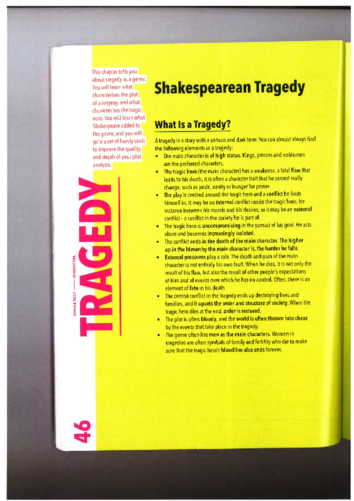 Shakespearean Tragedy: Key Elements and Analysis - Studocu