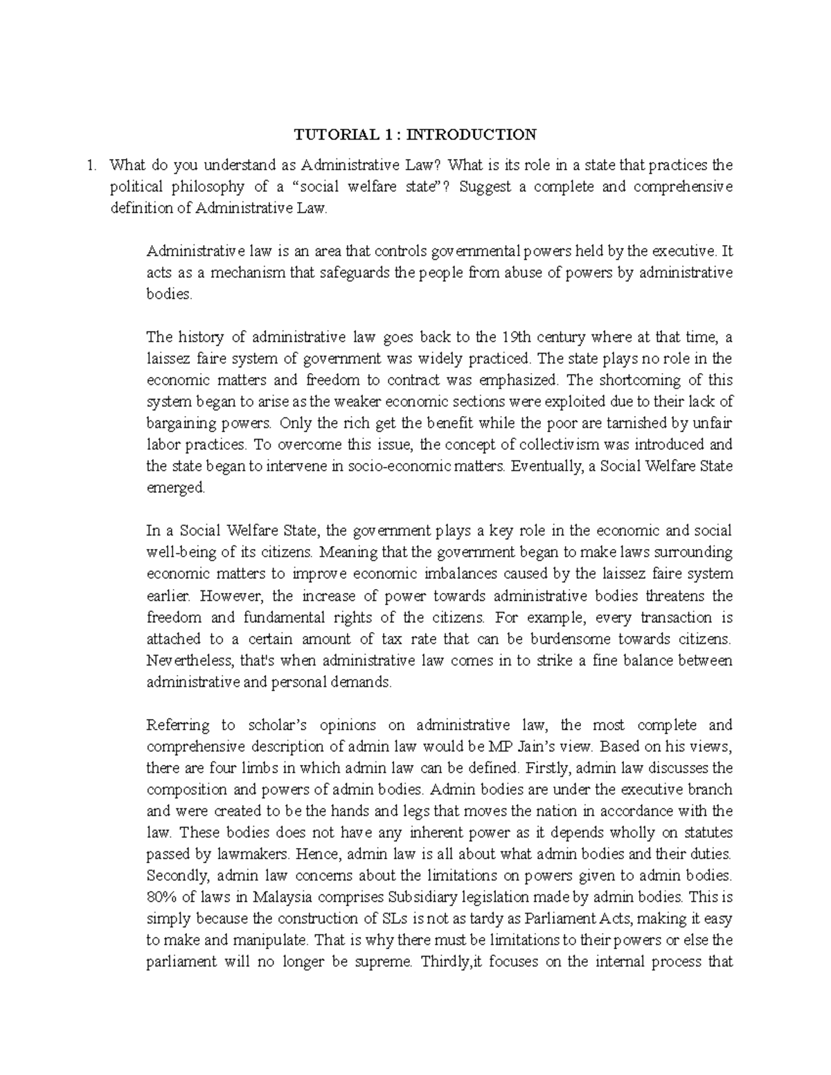 Admin Tutorial: Chapter 1 - Understanding Administrative Law and Its ...