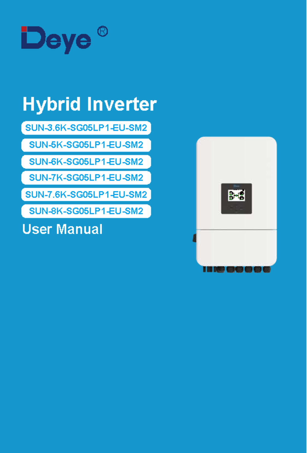 SUN-8K-SG05LP1-EU-SM2 Hybrid Inverter User Manual - Studocu