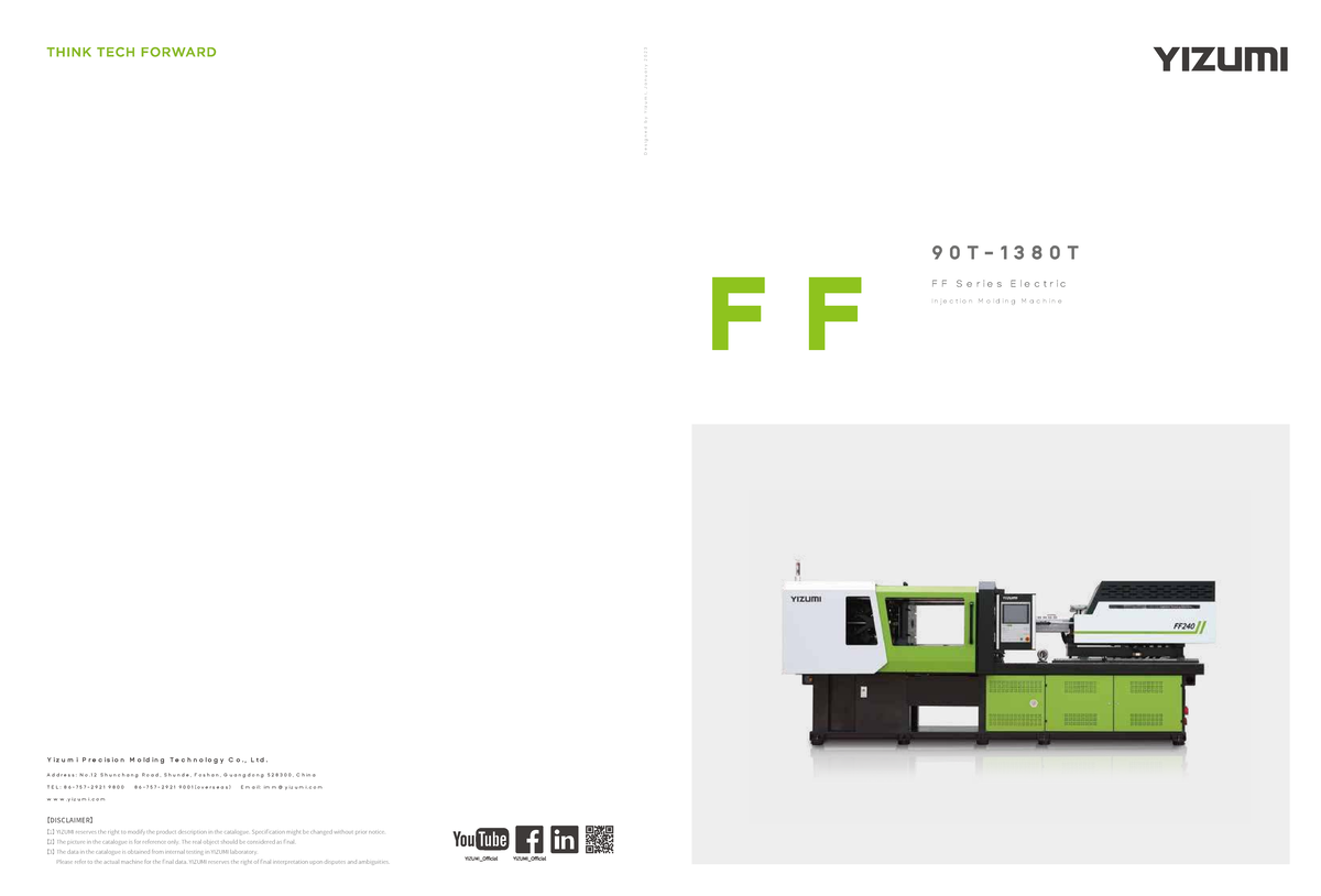 FF Series Electric Injection Molding Machine Overview - 2023 - Studocu