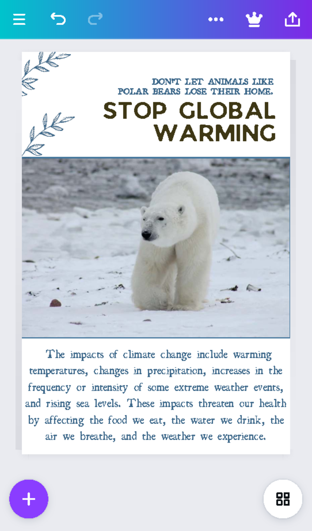 Stop Global Warming - Poster (X-Large) - STOP GLOBAL WARMING DON'T LET ...