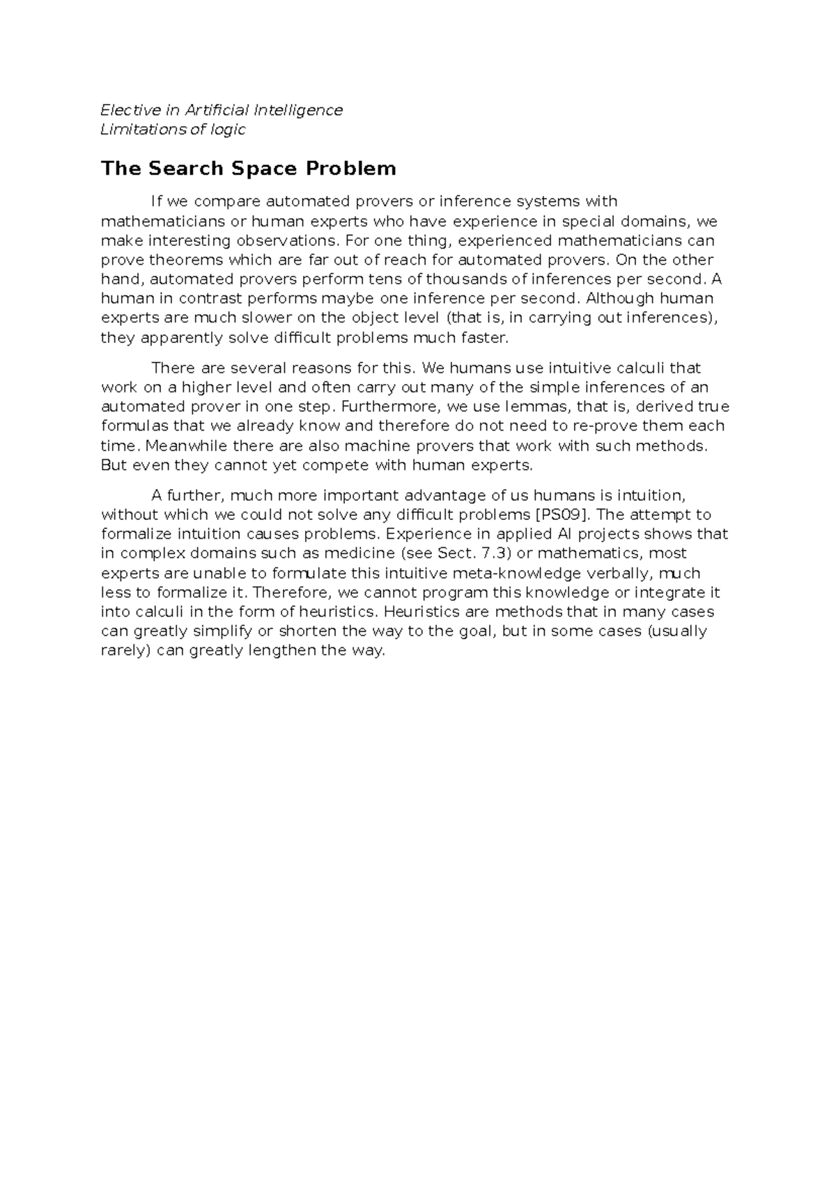 AI Limitations of Logic in Elective AI: Understanding Challenges and ...