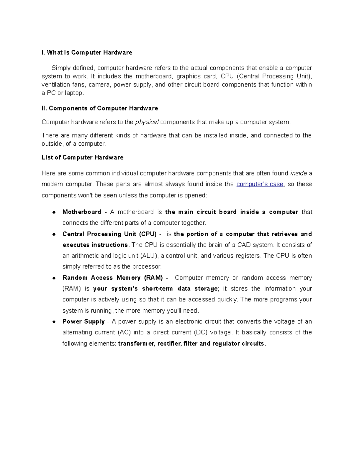 List of - Reading material guidelines, techniques, and data procedures ...