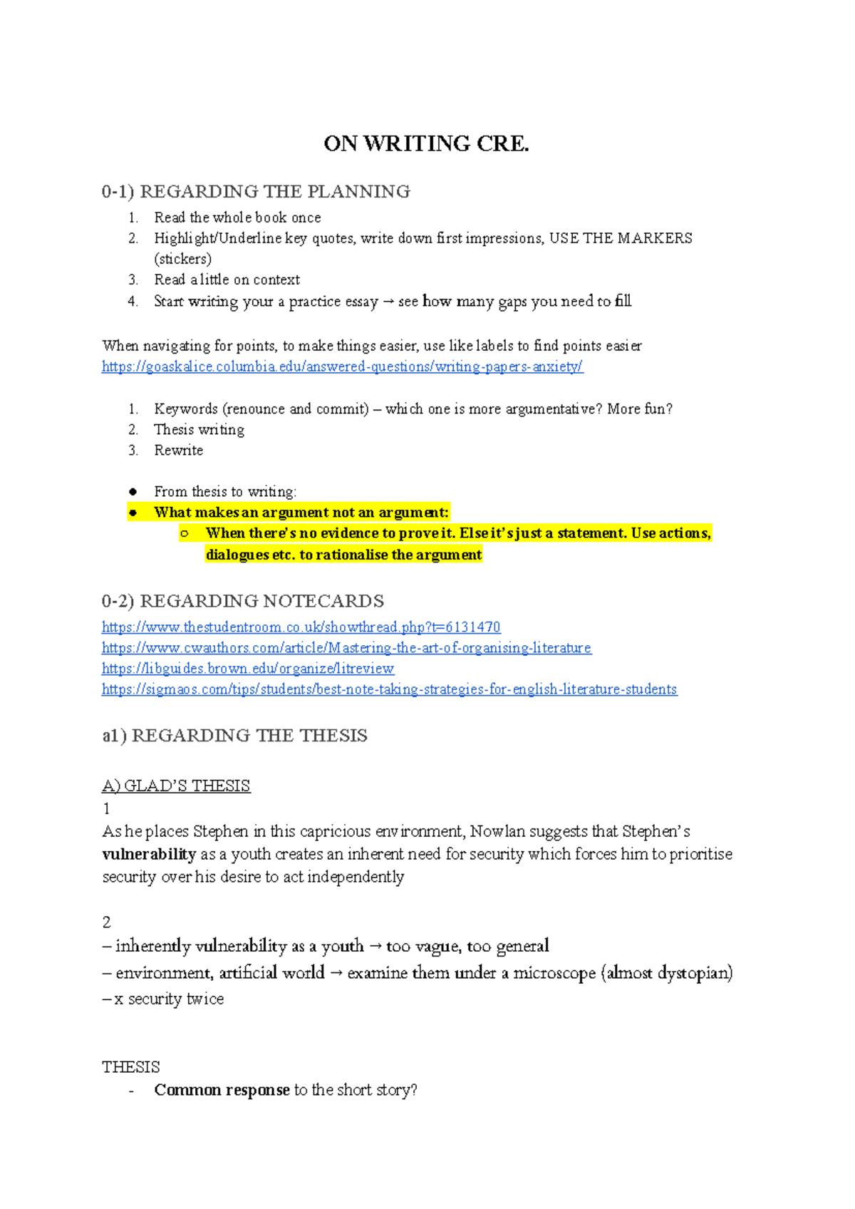 ELA 30 - Critical Response Essay Writing Guide: Structure & Tips - Studocu