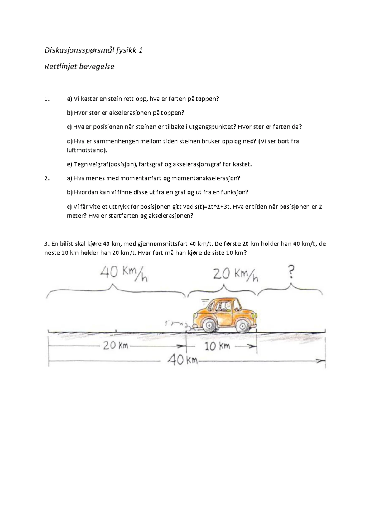 Fysikk 1 Oppsummering - Definisjoner Kapittel 1: Fysikk - På rett vei 1A: Naturvitenskapelig ...