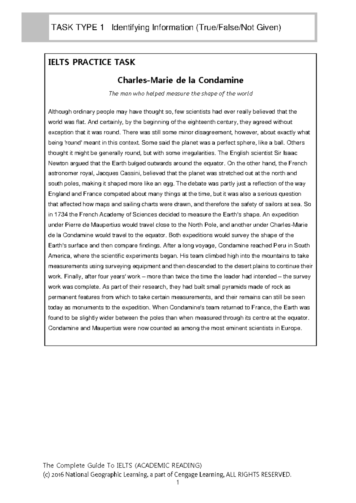 [123doc] - IELTS Academic Reading Extra Practice Tasks - Studocu