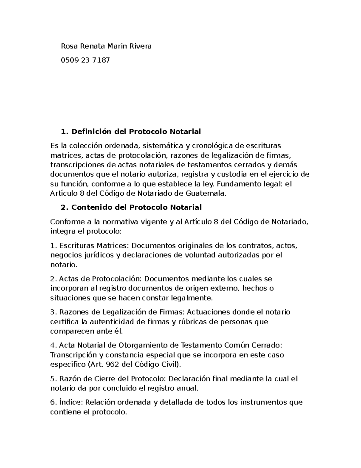 Protocolo Notarial: Definición y Contenido según el Código de Notariado ...