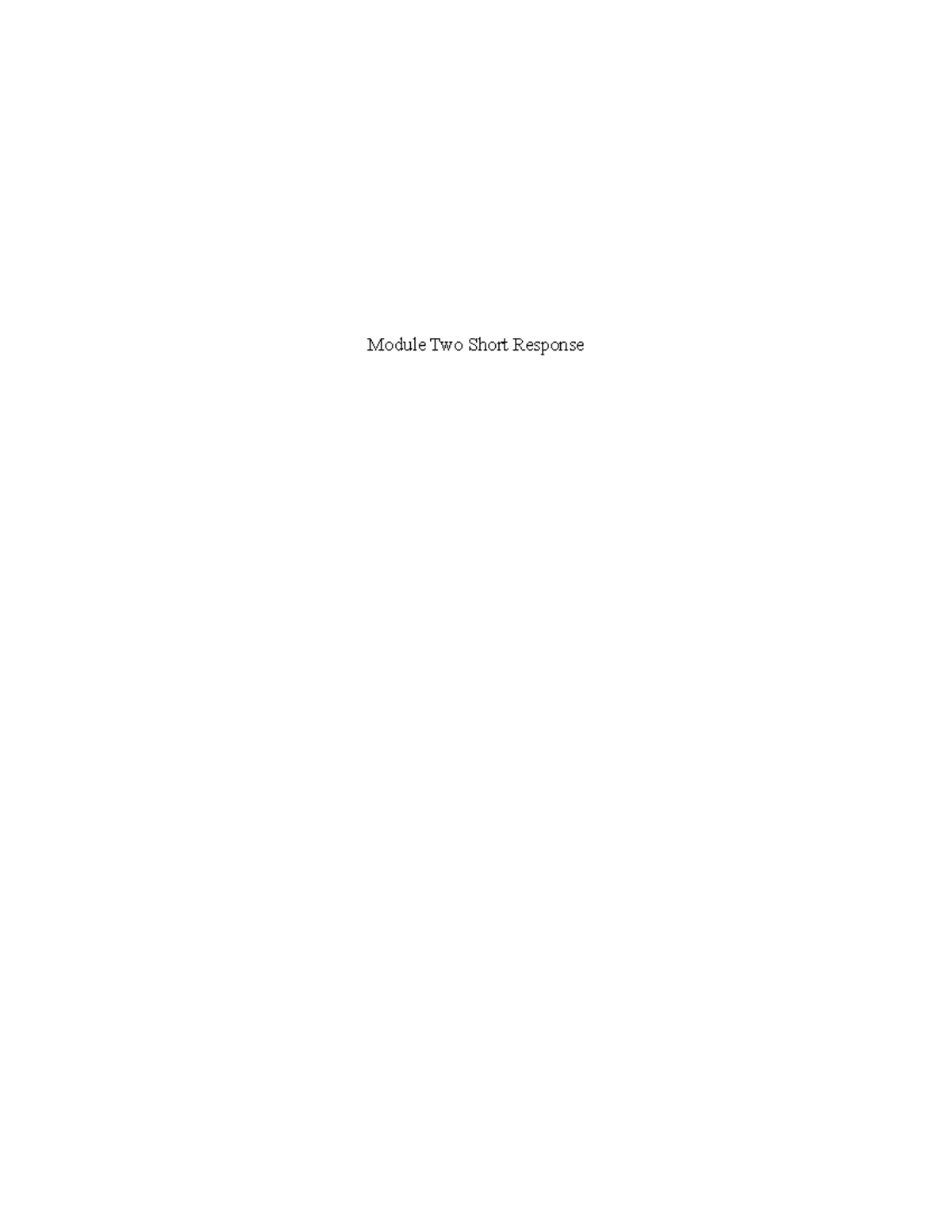 CYB 250 Module Two Short Response on CIA and Incident Response Plan ...