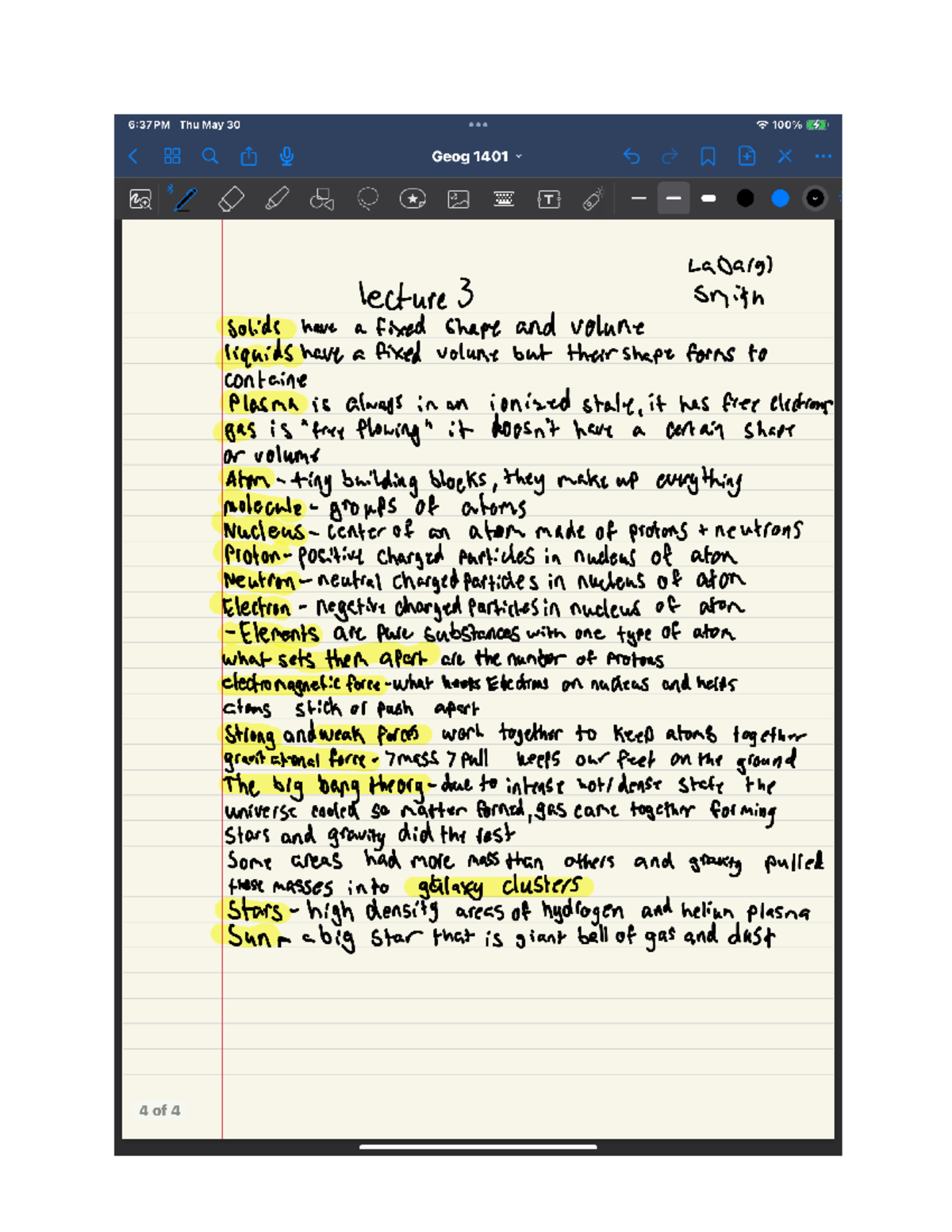 Lecture 3 - GEOG 1401 - Studocu