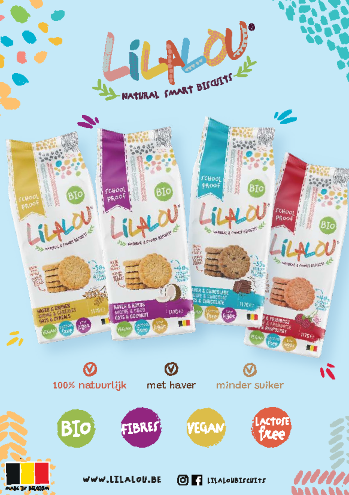 Lilalou Biscuits Flyer: Natural & Vegan Options (117g) - Studocu
