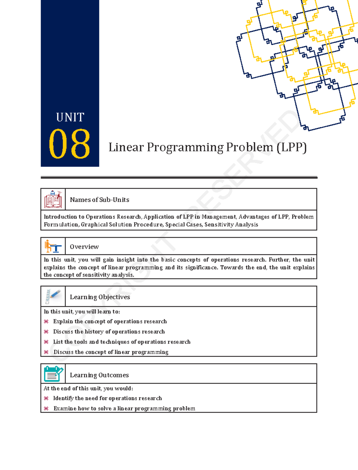 MBA 08: Linear Programming Problem (LPP) in Quantitative Techniques ...