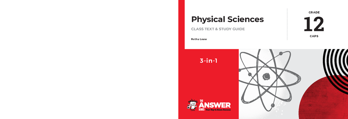 Grade 12 Physical Sciences Study Guide & Exam Prep - 3 in 1 - Studocu