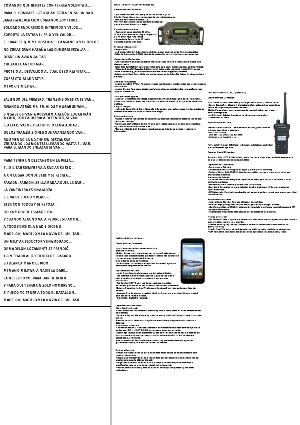 Radio Harris RF-7800H-MP (Manpack): Características y Especificaciones ...