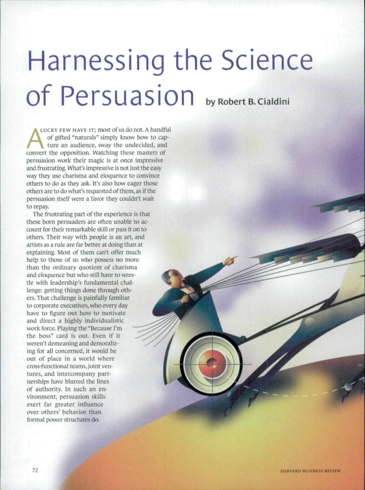 Harnessing the Science of Persuasion: Key Principles for Executives ...