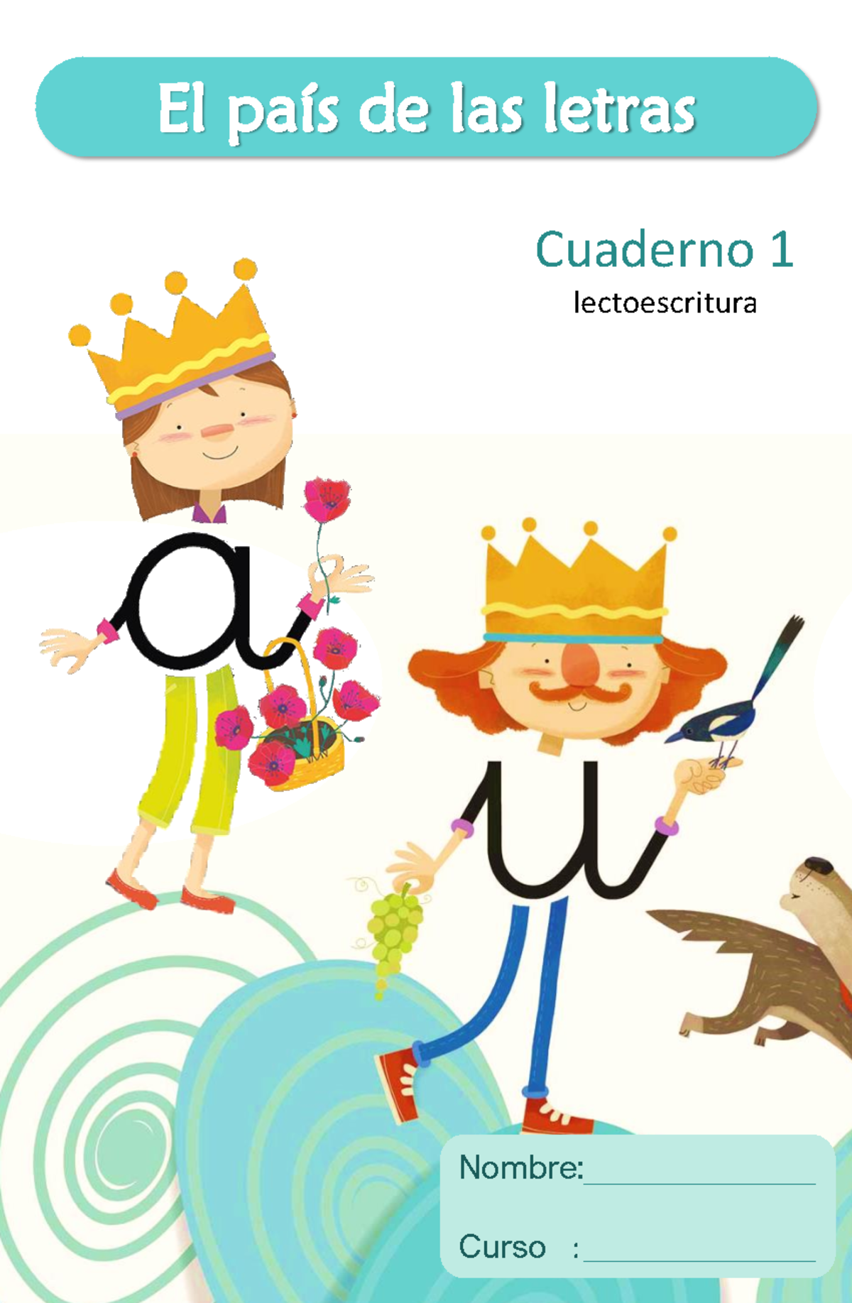 Cuaderno 1: Actividades de Lectoescritura para Letras U, A, I, O, E ...