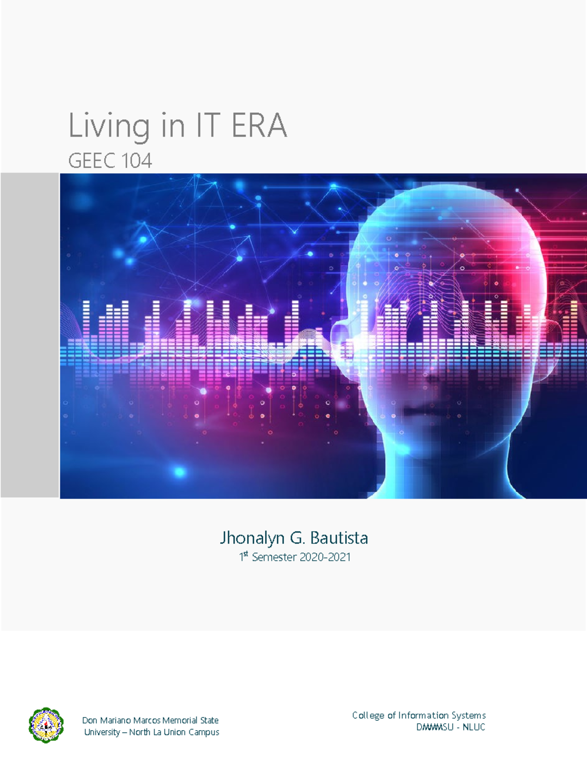 Module 3: Living in the IT Era (GEEC 104) - Course Outline and Lessons ...