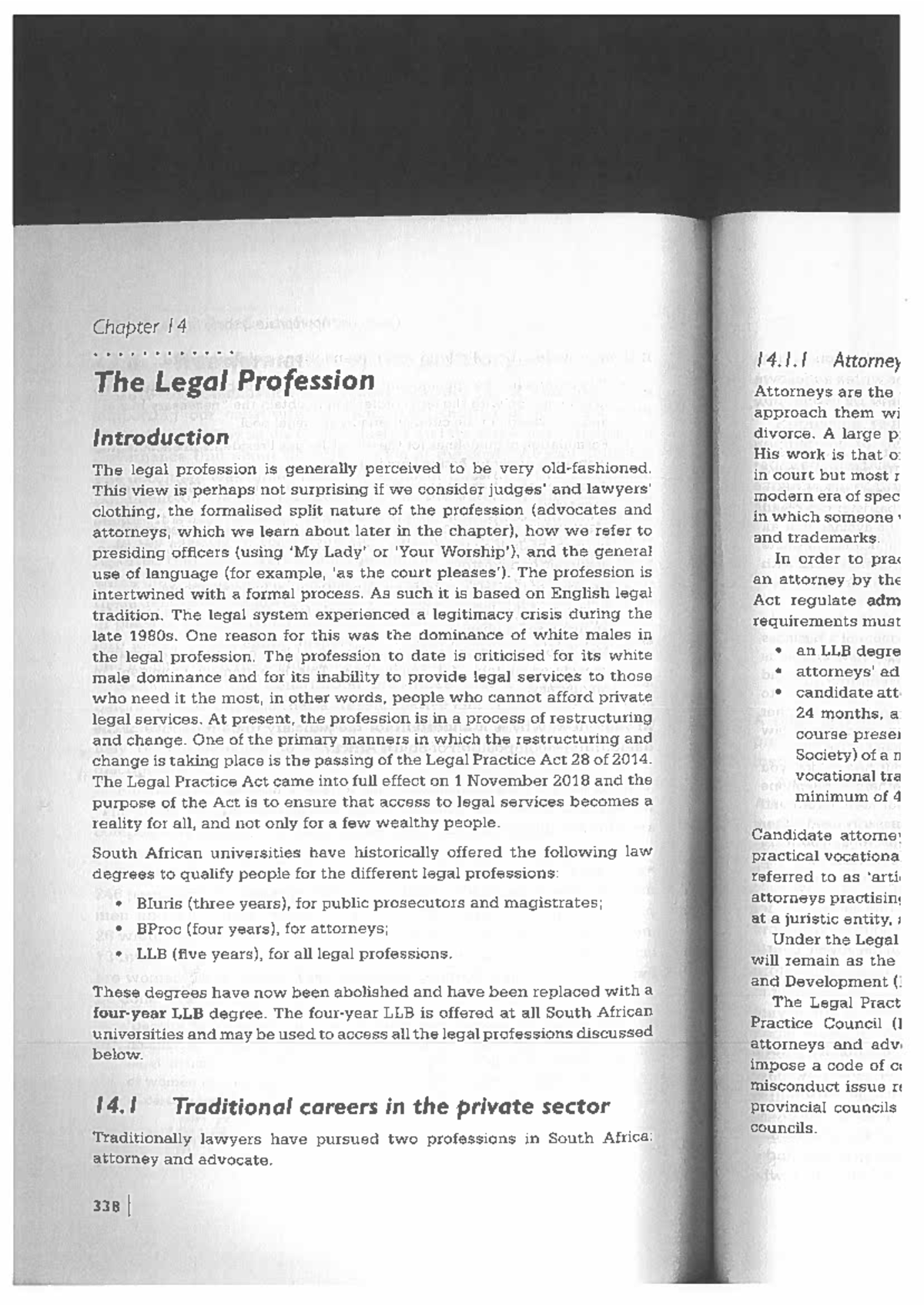 Chapter 14 - Insights into the Legal Profession and Career Paths - Studocu