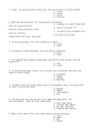 ART184 Lesson Plan 2 - test - According to Algonquian folklore, how ...