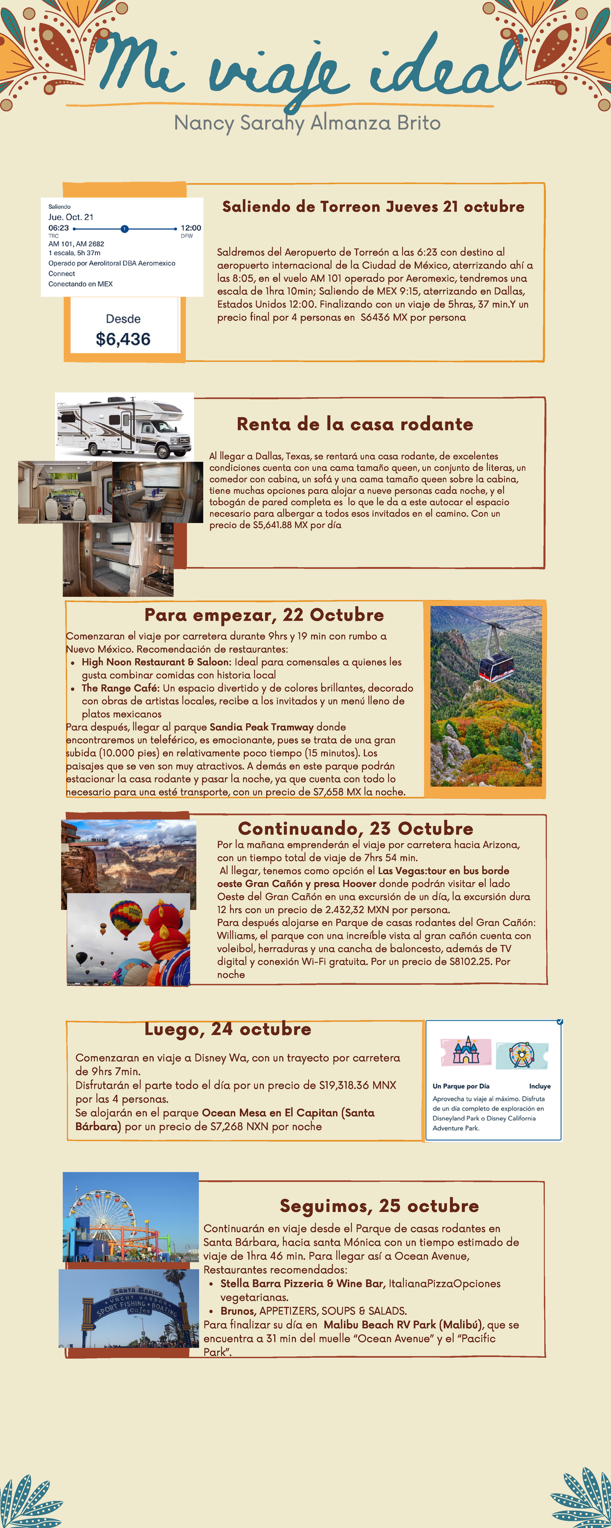Mi viaje ideal 2 - Nancy Sarahy Almanza Brito Mi viaje ideal High Noon ...