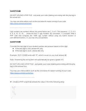 [Solved] 1 Question 1 Problem 1 Which column is the most appropriate to be - Web systems and ...