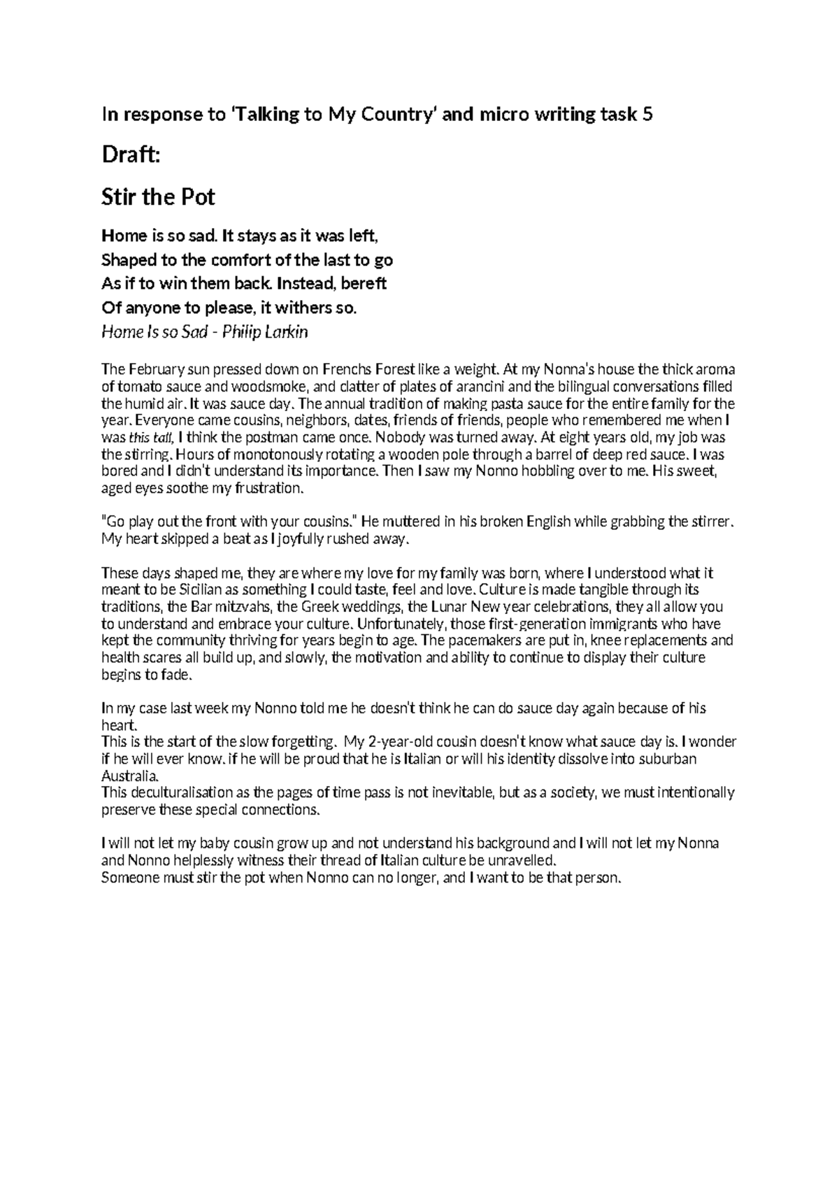Stir the Pot: Discursive Response & Reflection on Cultural Identity ...