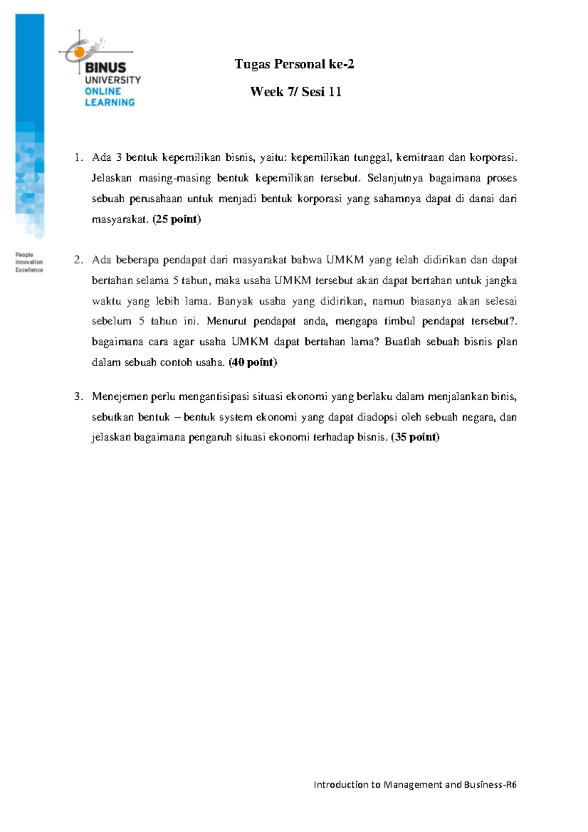 TP2-W7-S11-R6-Mengenal Bentuk Kepemilikan Bisnis dan Sistem Ekonomi ...