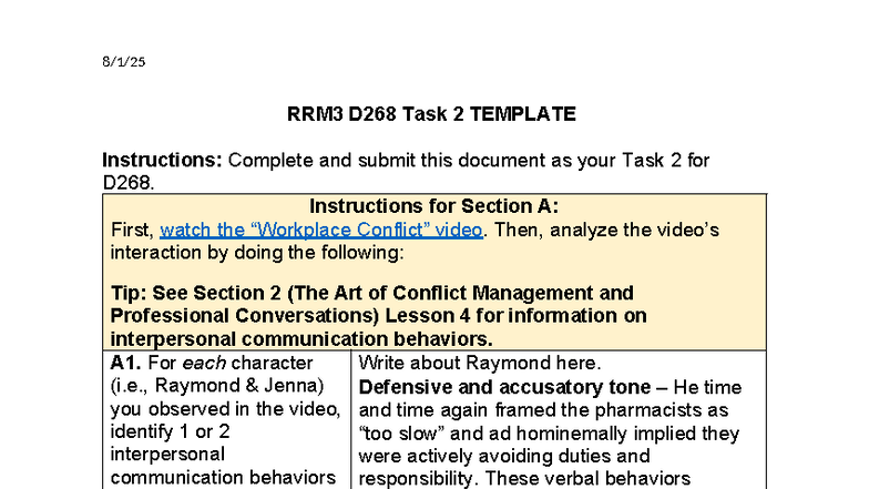 RRM3 D268 Task 2 Template - RRM3 D268 Task 2 TEMPLATE Instructions ...