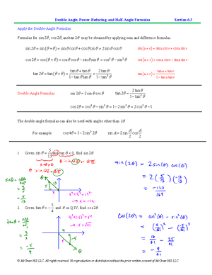 Sum And Difference Formulas In Trigonometry Section 6 2 Sum And